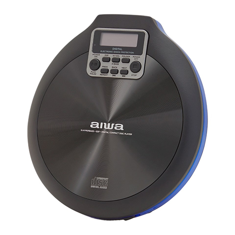 Aiwa PCD-810 Blue Portable CD Player | CD Players | Free shipping over ...