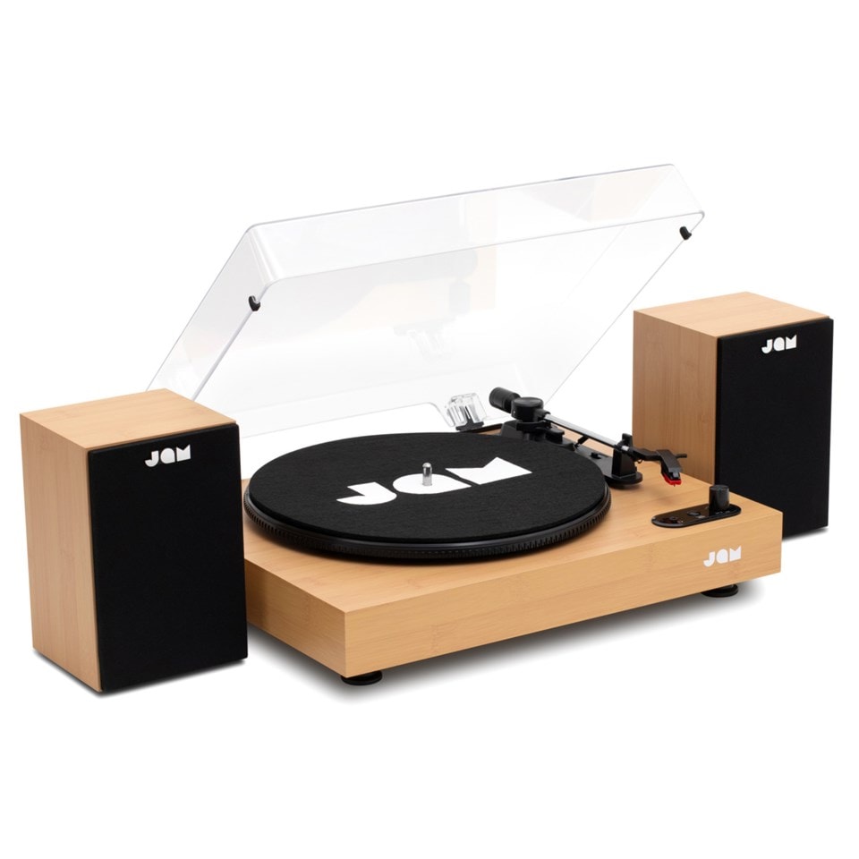 Jam Sound System Wood Turntable & Speakers (hmv exclusive) | Turntable ...