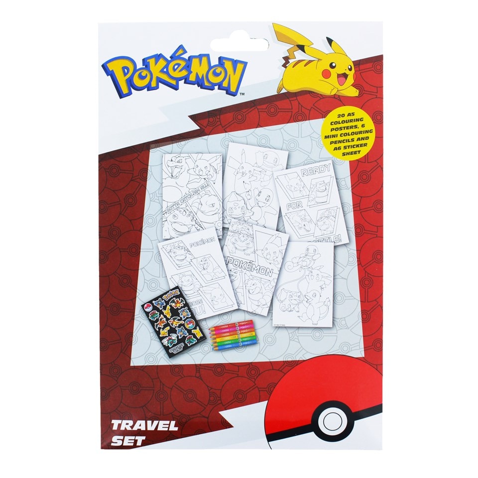 Pokémon Travel Set | Stationary | Free shipping over £20 | HMV Store