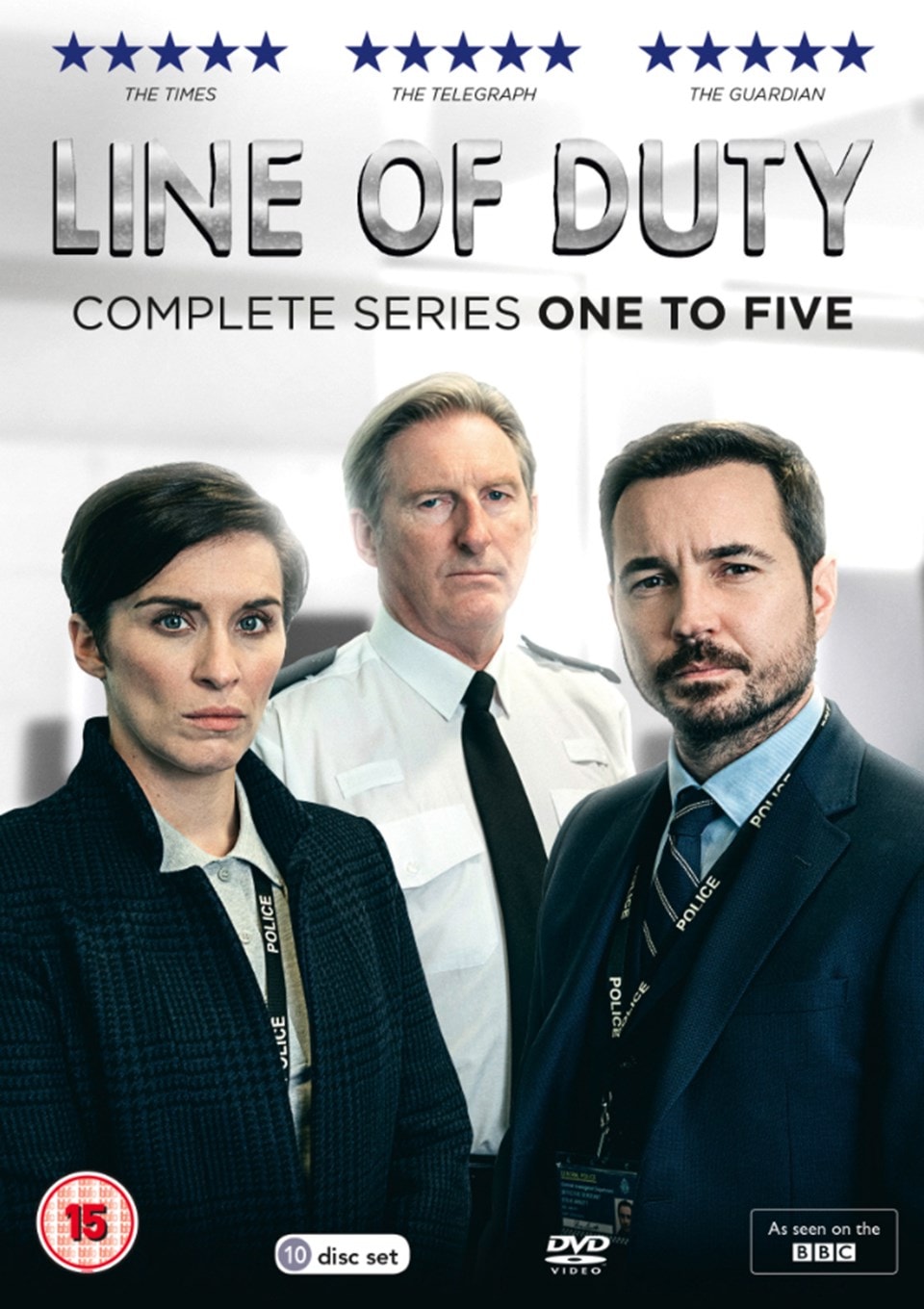 Line of Duty Box Set DVD | Complete Season Series 1-5 | Free Delivery ...