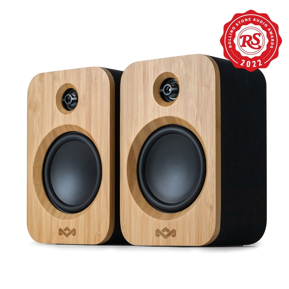 House Of Marley Get Together Duo Bluetooth Bookshelf Speakers ...