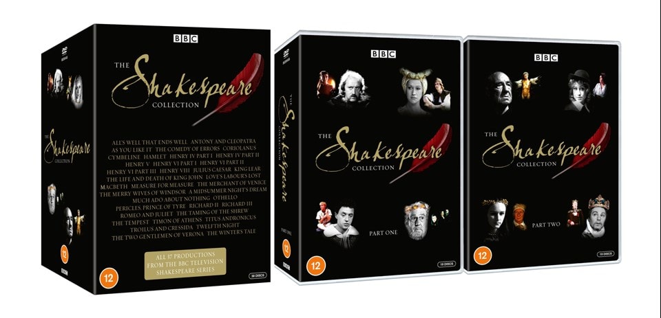 The Shakespeare Collection | DVD Box Set | Free shipping over £20 | HMV Store