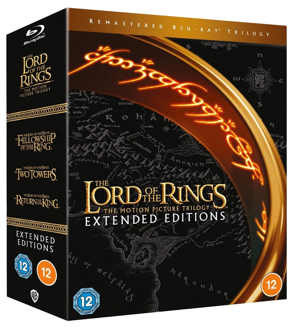 The Lord of the Rings Trilogy: Extended Editions (hmv Exclusive) | Blu-ray Box Set | Free ...