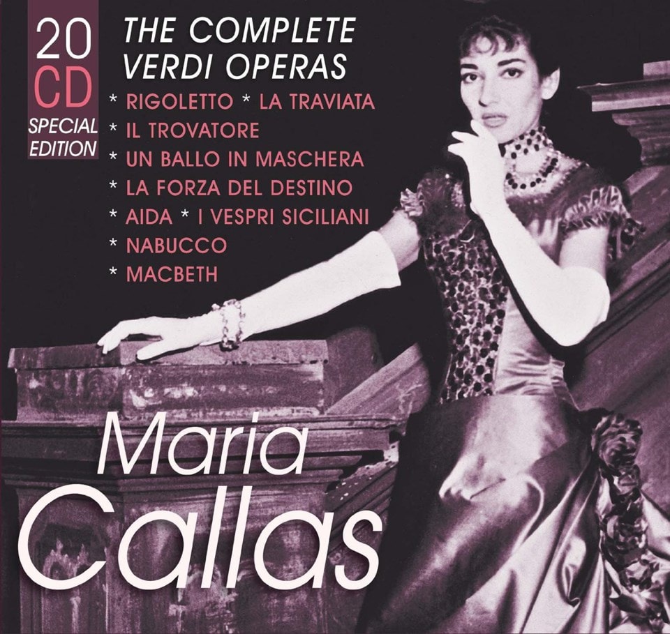 Maria Callas: The Complete Verdi Operas | CD Box Set | Free shipping ...