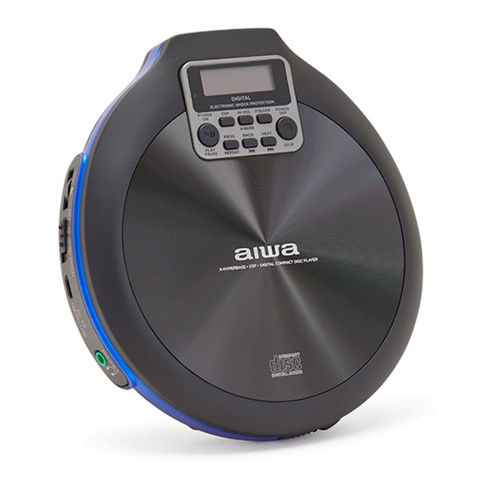 Aiwa PCD-810 Blue Portable CD Player | CD Players | Free shipping over ...