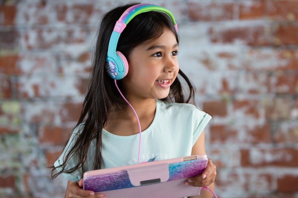 OTL Hello Kitty Unicorn Junior Headphones | Headphones | Free shipping over £20 | HMV Store