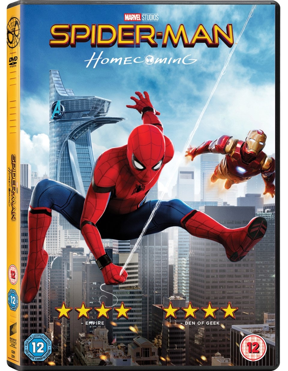 Spider Man (2) Homecoming DVD | 2017 Action/Fantasy Marvel Movie | HMV ...