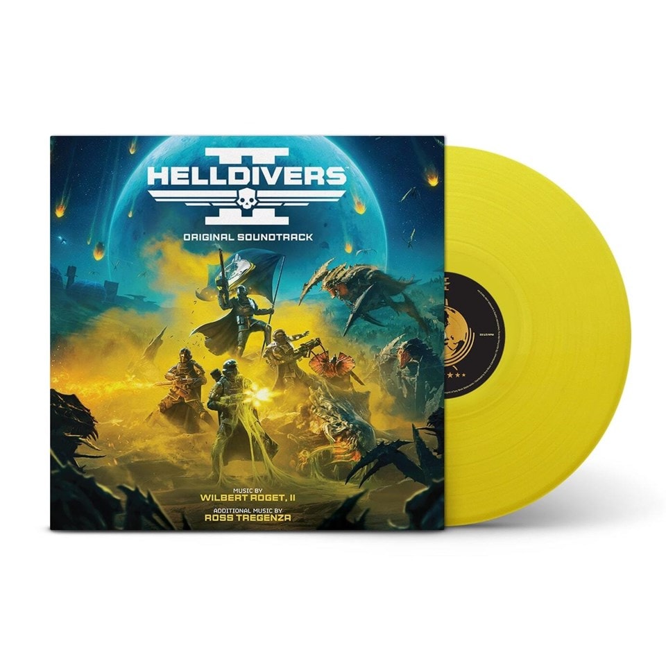 Helldivers 2 - Transparent Yellow Vinyl | Vinyl 12" Album | Free ...