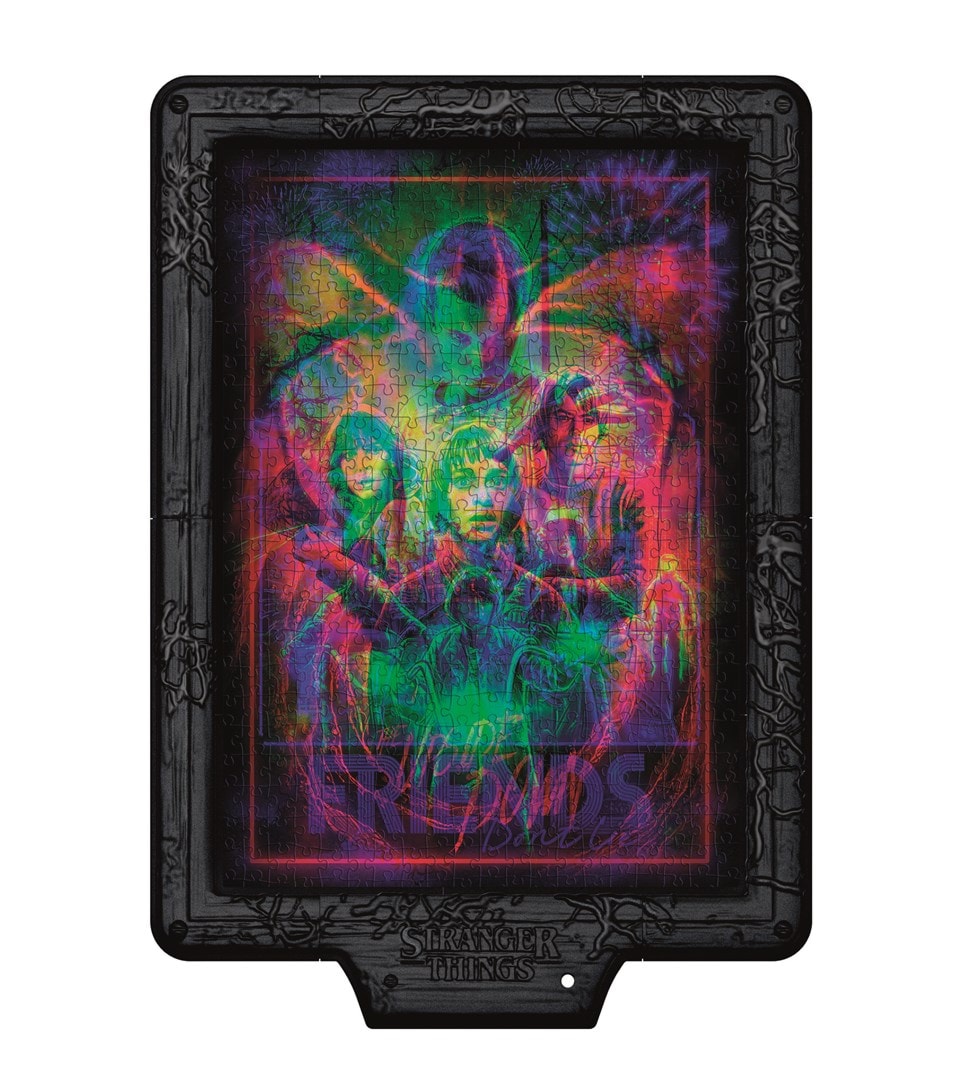 The Upside Down Stranger Things Metamorphic Art Collection LED Jigsaw ...