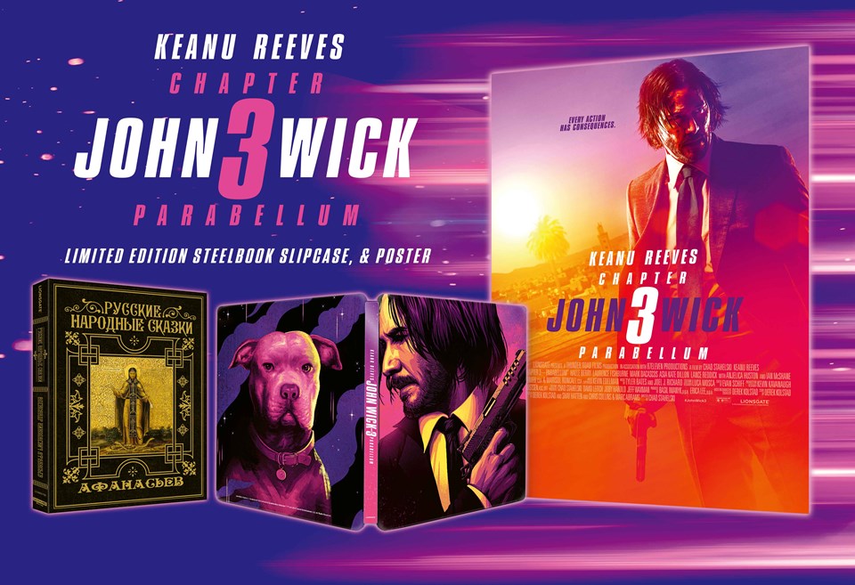 John Wick: Chapter 3 - Parabellum Limited Edition 4K Ultra HD Steelbook | 4K Ultra HD Blu-ray ...