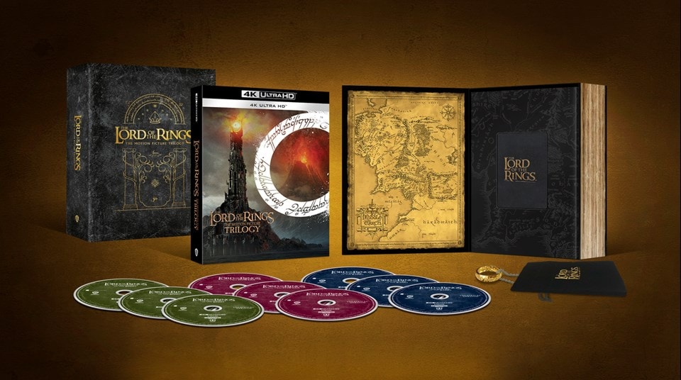 The Lord of the Rings Trilogy One Ring Giftbox Limited Collector's Edition | 4K Ultra HD Blu-ray ...