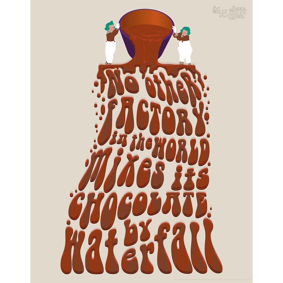 Willy Wonka Limited Edition A3 Wall Art | Wall Art | Free shipping over ...