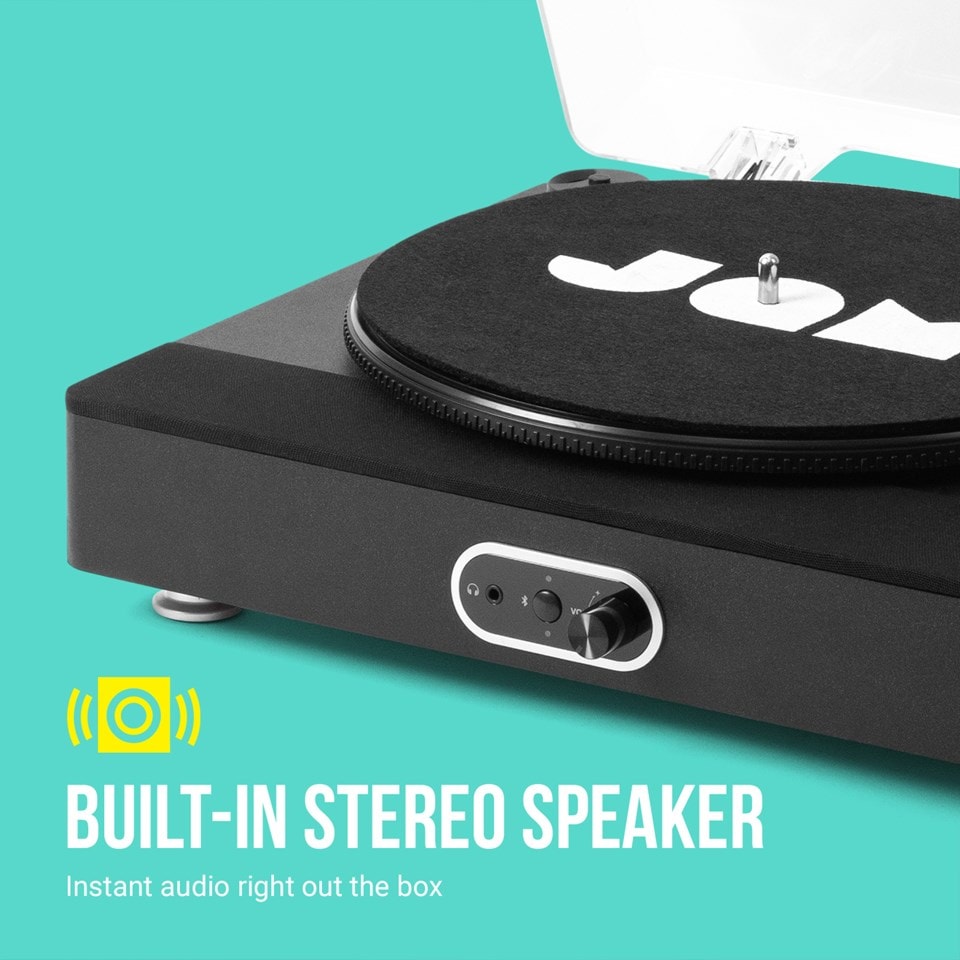 Jam Sound Stream+ Black Bluetooth Turntable (hmv Exclusive ...