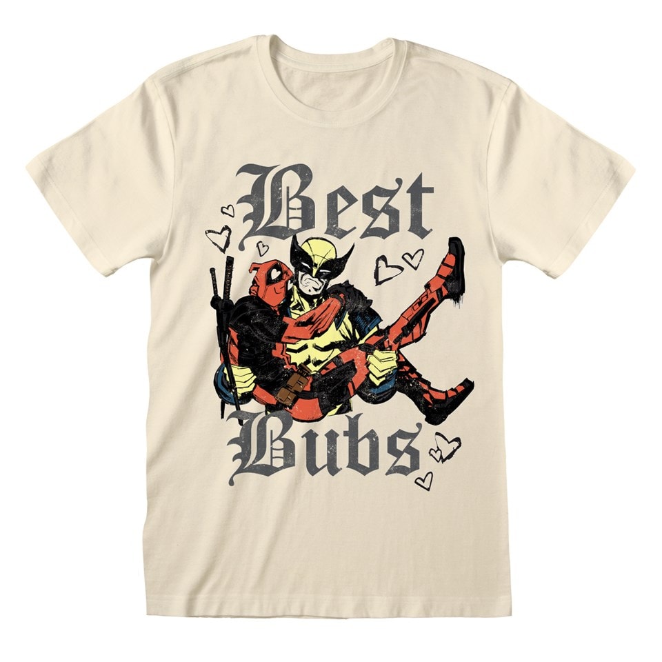 Best Bubs Natural Deadpool 3 Deadpool & Wolverine Tee | T-Shirt | Free ...