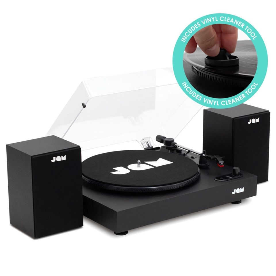 Jam Sound System Black Turntable & Speakers (hmv exclusive) | Turntable ...
