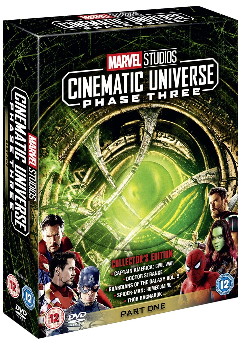 Marvel Studios Cinematic Universe: Phase Three - Part One | DVD Box Set ...